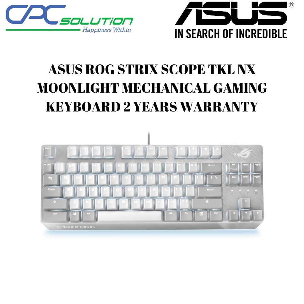 ASUS ROG STRIX SCOPE TKL NX MOONLIGHT MECHANICAL GAMING KEYBOARD 2 ...