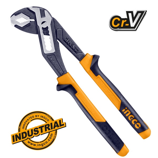 INGCO HD CR.V WATER PUMP PLIER BLACK POLISHED 10"/250mm HPP28258 or 12 ...