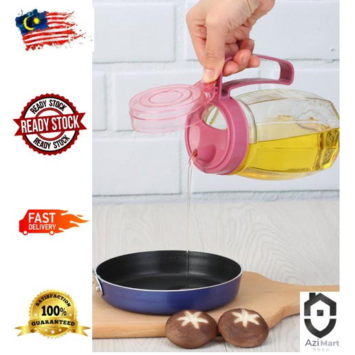 ️FREE LABEL STICKER ️ BOTOL MINYAK MASAK / CUKA / KICAP / SOS (GLASS ...