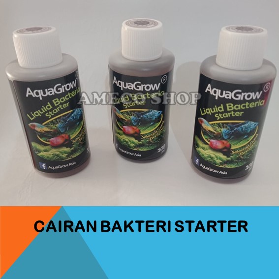 Aquagrow Bacteria Liquid Starter Bacteria 100ml | Shopee Singapore