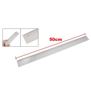 50cm Clear Plastic Measuring Long Straight Centimeter Ruler | Shopee ...
