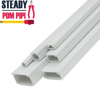 6FT PVC WIRING CASING / ELECTRICAL CASING / PVC TRUNKING / WIRE CASING ...