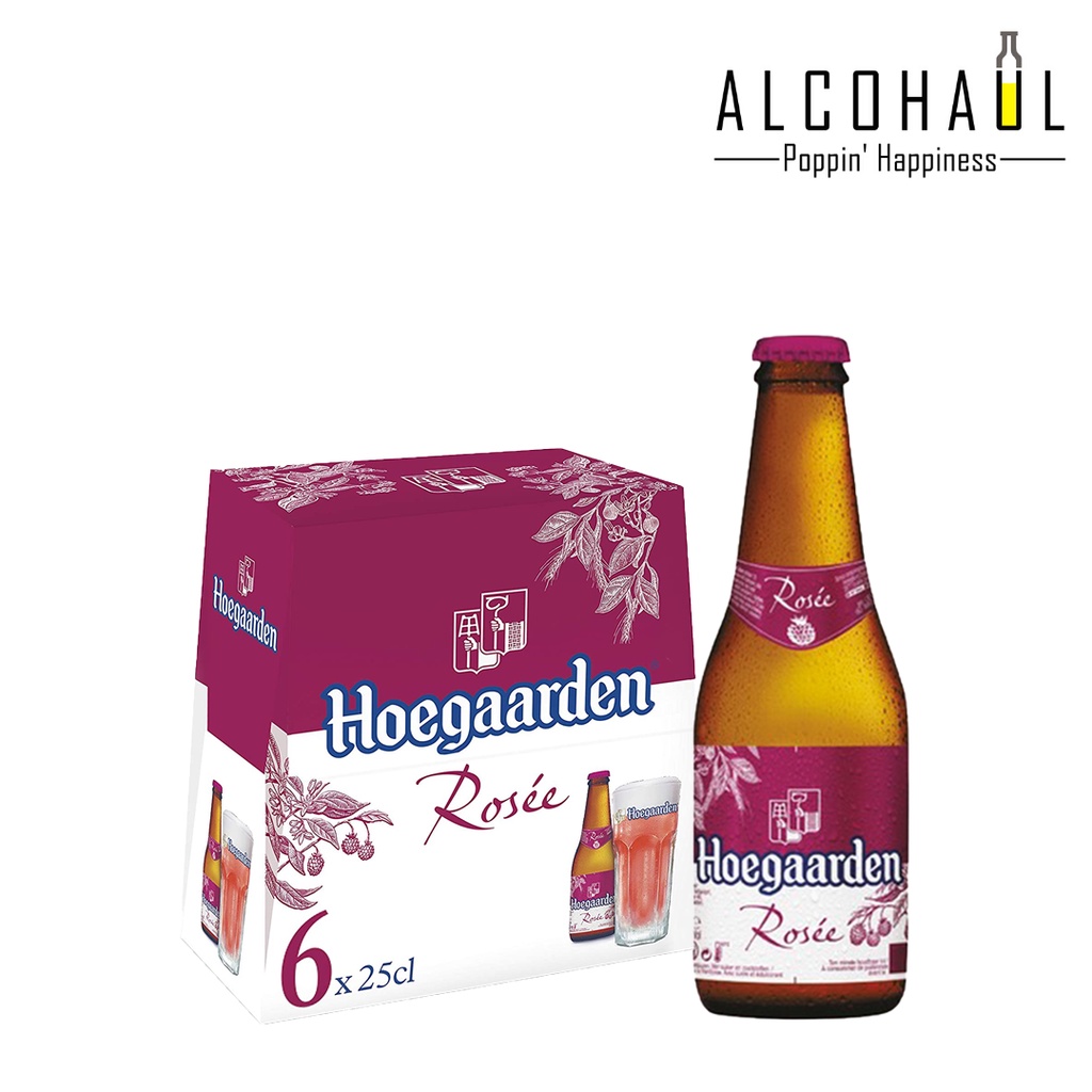 Hoegaarden Rosee 250ml (6 & 12 Bottles) | Shopee Singapore