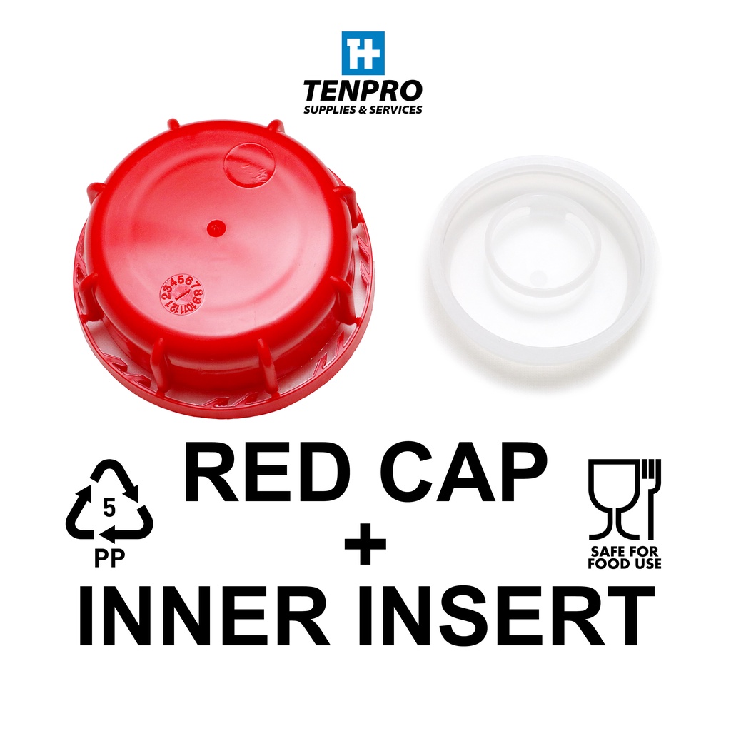 [NEW] Red Cap Inner Insert 25L 20L 10L 25 20 10 Liter Jerry Can Plastic ...