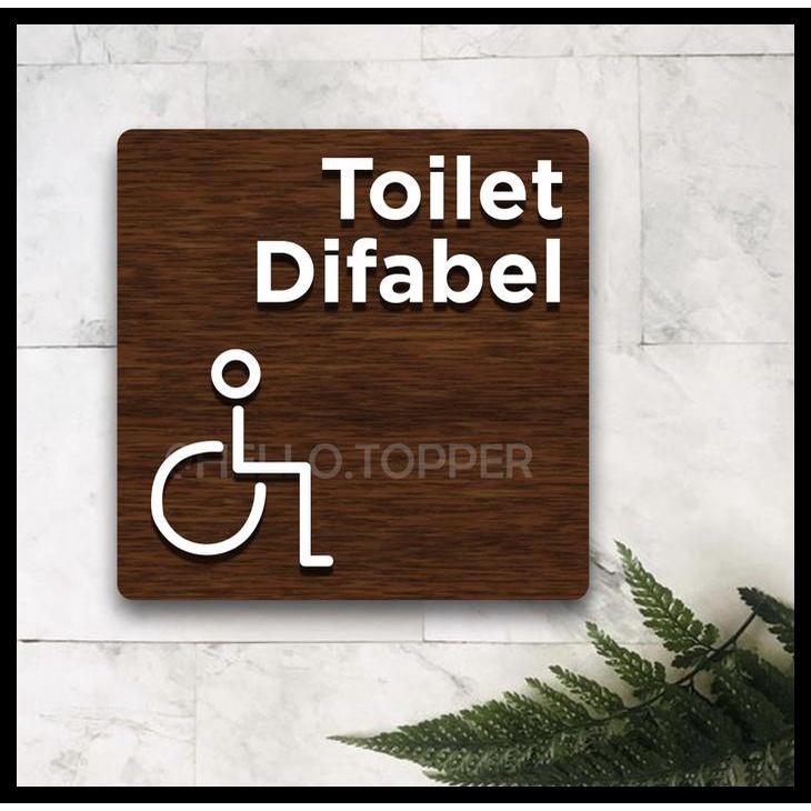 Portable Wooden Toilet Sign Box | Signage Restroom | Wooden Board ...