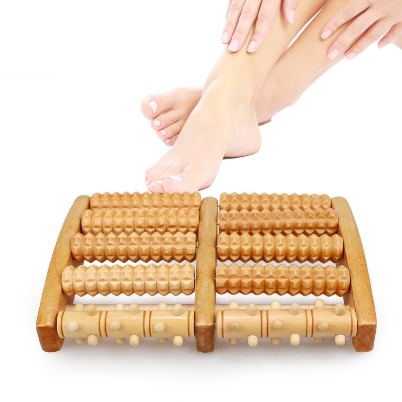 Dual Foot Massager Roller Relax And Relieve Plantar Fasciitis Heel 0423