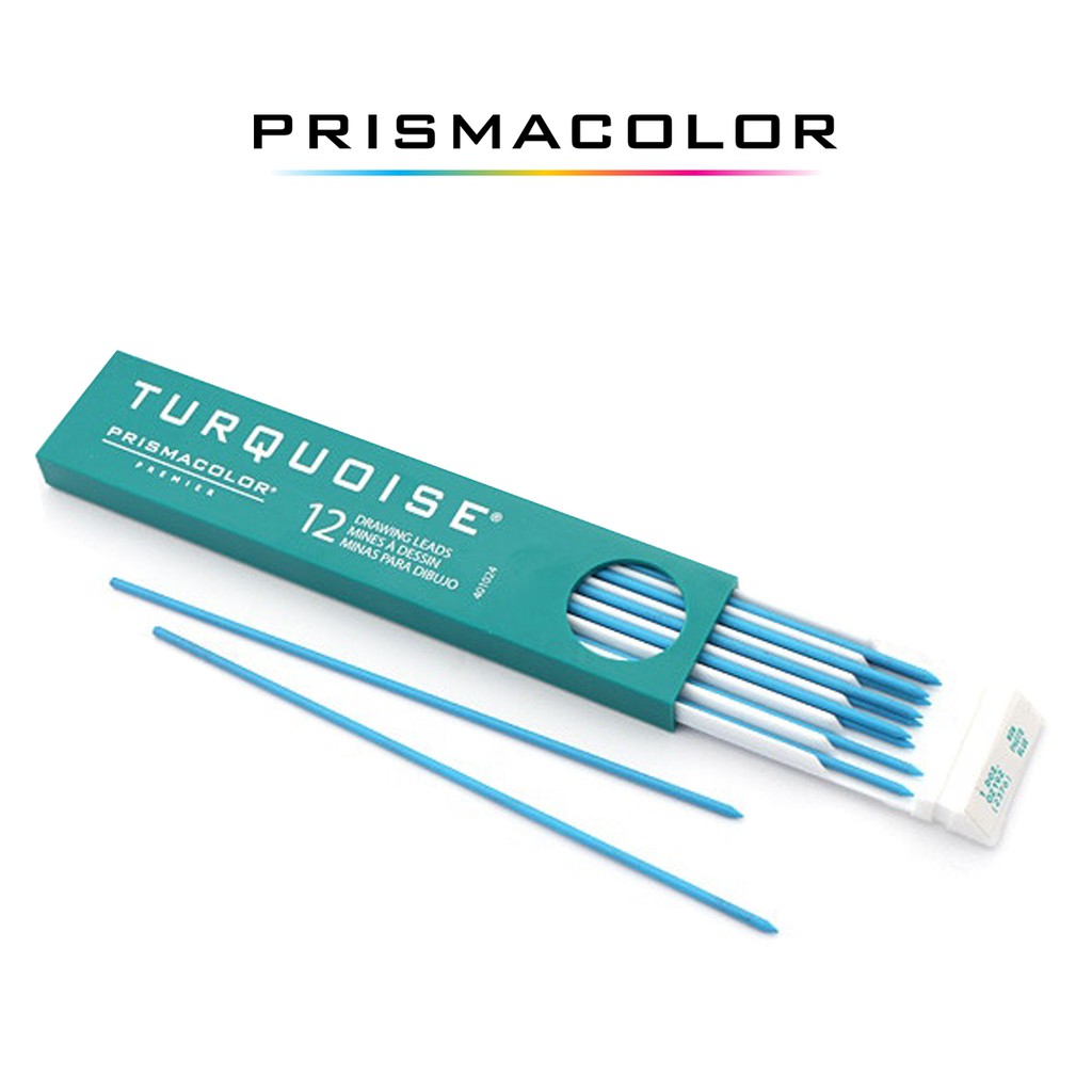 Prismacolor Premier 2mm Drawing Leads - Turquoise Light Blue / Non ...