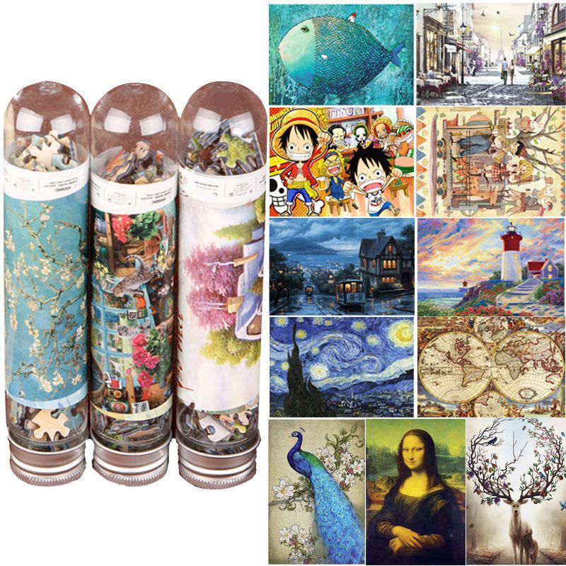 Mini Jigsaw Puzzles with Frame (150 Pcs) 迷你拼图和相框(150片) | Shopee Singapore