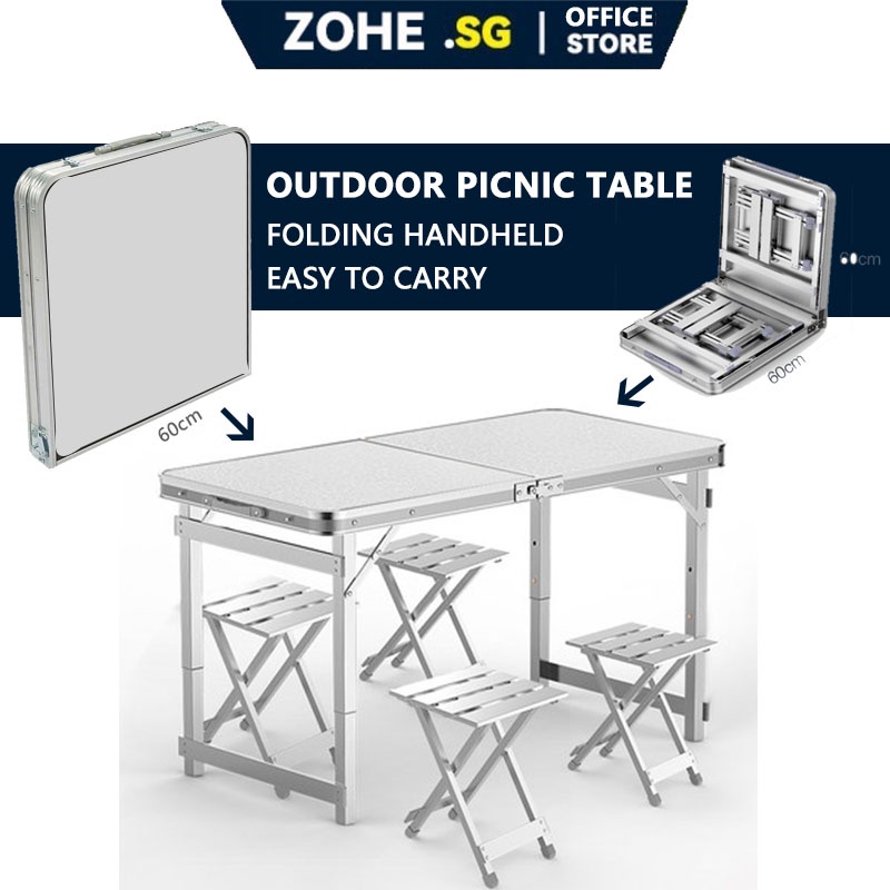 ZOHE Foldable Table Office Table Outdoor Portable Folding Table Multi ...