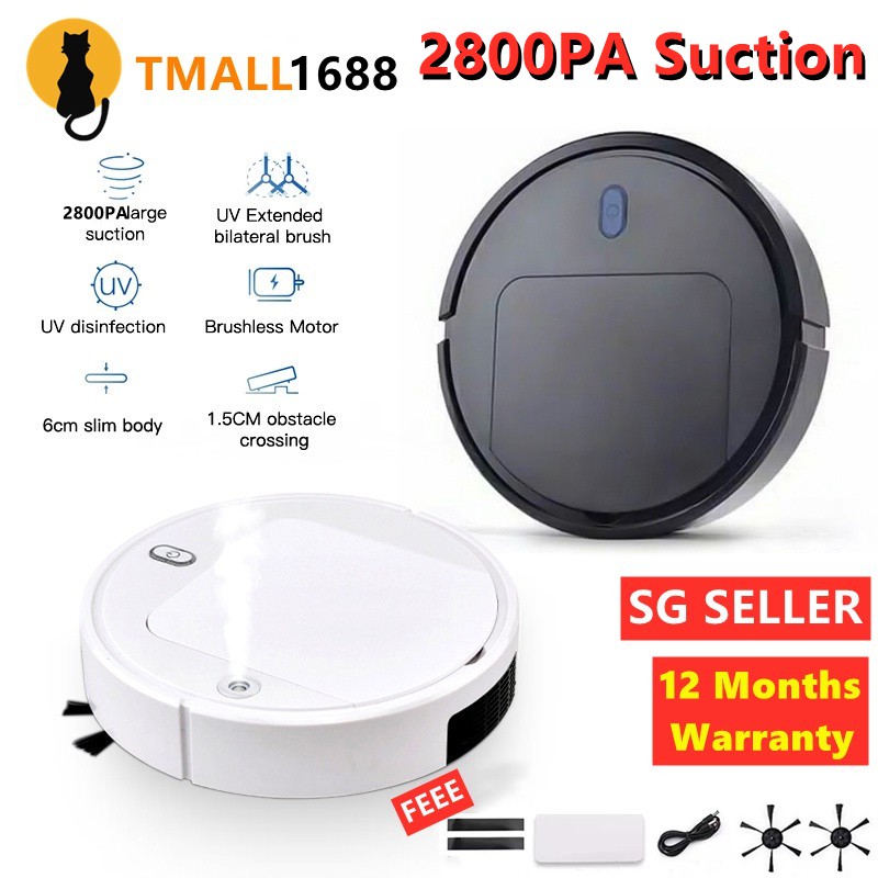 [ SG Ready Stock]Smart Charging Vacuum Cleaner Sweeping Mopping ...