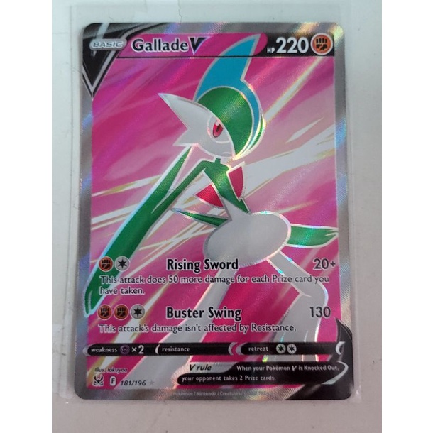 Pokemon gallade V full art lost origin card | Shopee Singapore