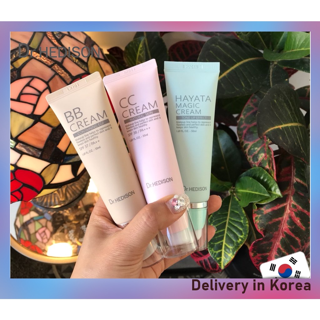 [ Dr.Hedison ] EGF BB Cream SPF37/CC Cream SPF38/Hayata Magic Cream(50ml) _Korean Best Cosmetic ...