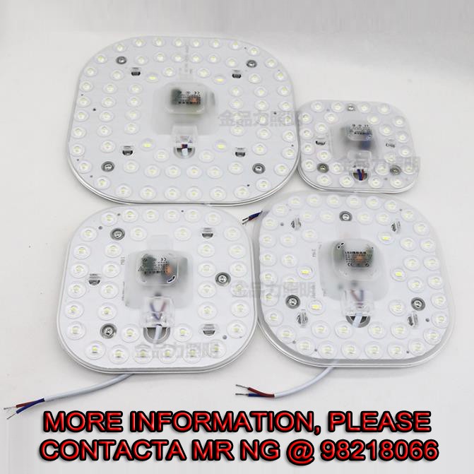 LED LIGHT, SQUARE LED CEILING REPLACEMENT LIGHT SOURCE MODULE | Shopee ...