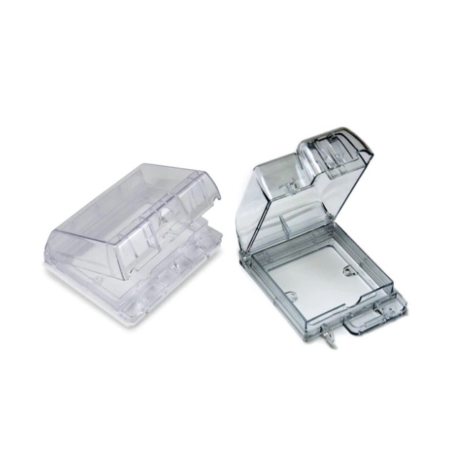 FYM 1 Gang 2Gang IP55 Weatherproof Single Power Socket Protector Cover ...