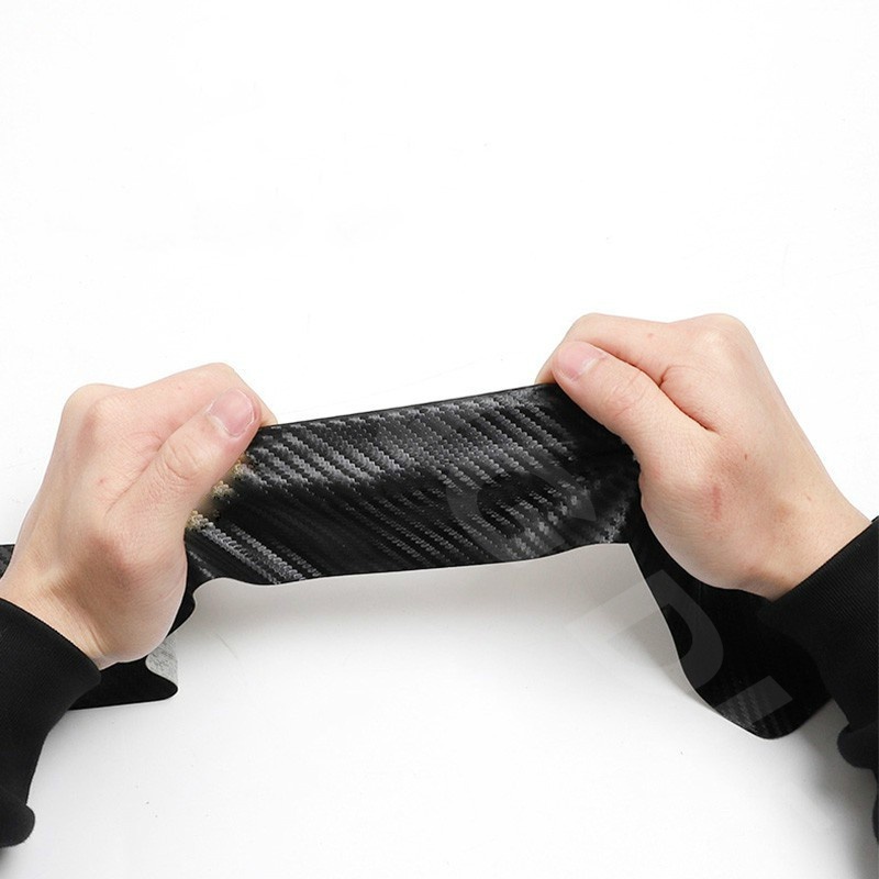 Mercedes Benz 9Pcs Car Door Stickers Carbon Fiber Sill Protection Auto ...