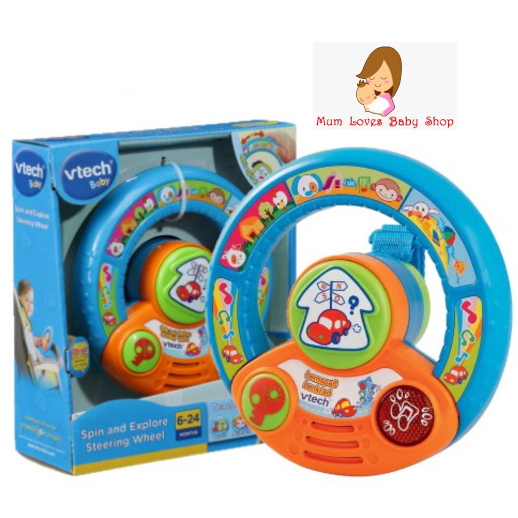VTech Spin and Explore Steering Wheel (6-24 months) | Shopee Singapore