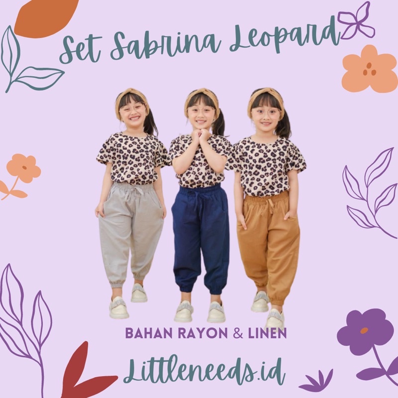 Little Set Niki Leopard | Shopee Singapore