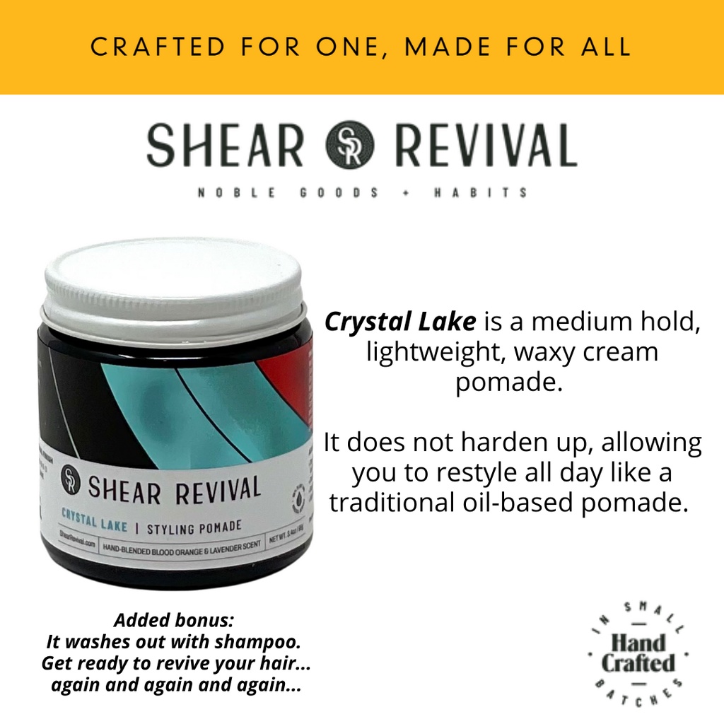 Shear Revival Northern Lights Matte Paste/Crystal Lake Pomade/Gray ...