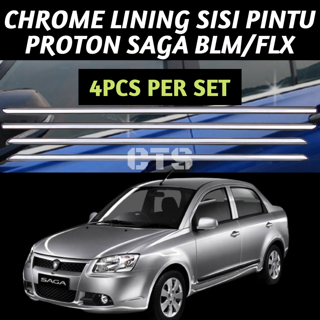 Window Chrome Lining Proton Saga BLM/FLX / Door Belt Moulding Proton ...