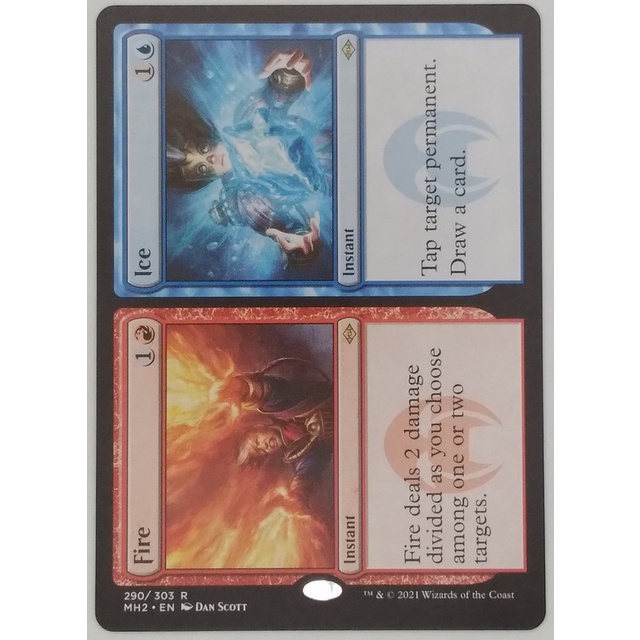 MTG Magic The Gathering: Fire // Ice | Shopee Singapore