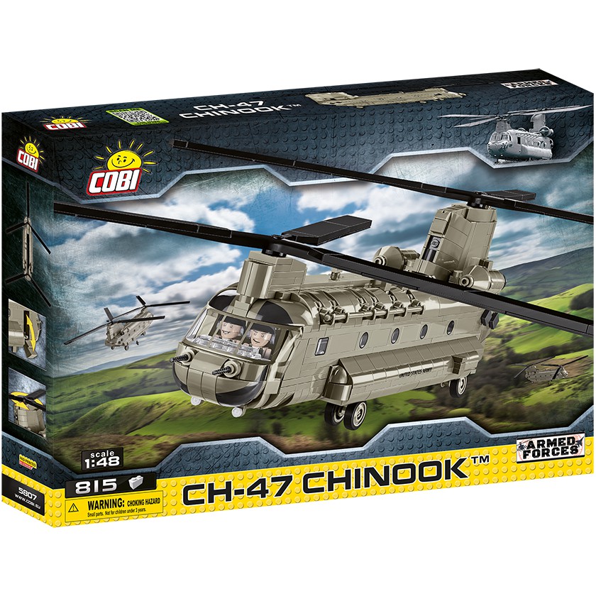 COBI 1/48 CH47 Chinook Helicopter Bricks Model Diecast Alternative Made ...