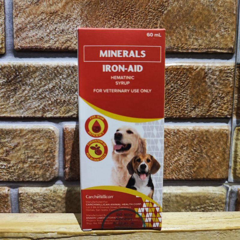 IRON-AID : Iron Supplement Syrup for Dogs (60ml) | Shopee Singapore