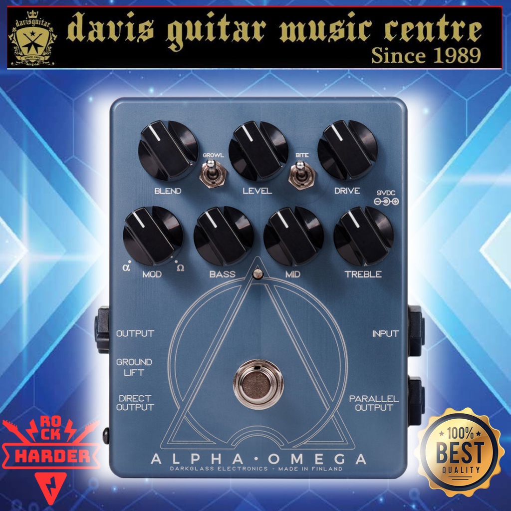 Darkglass Alpha · Omega Preamp Bass Guitar Effect Pedal | Shopee Singapore