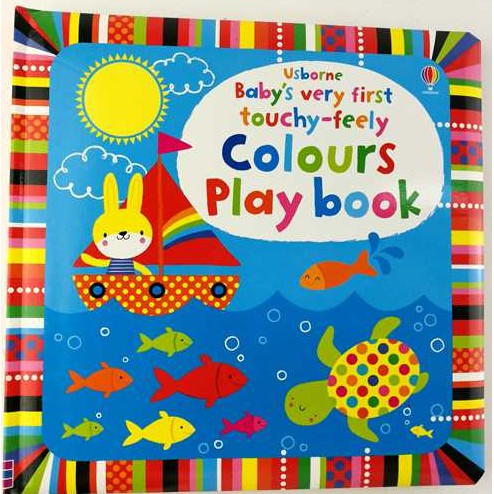 Usborne Colours Play Book Board Book Baby's Very First Touchy-Feely ...