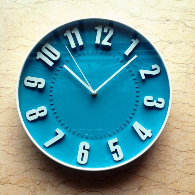 Big clock wall of Large Character hanging Living Room Ikea | Shopee ...