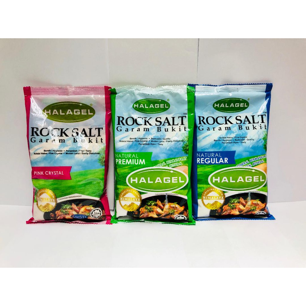 Halagel Himalaya Rock Salt Hill Salt 400g | Shopee Singapore