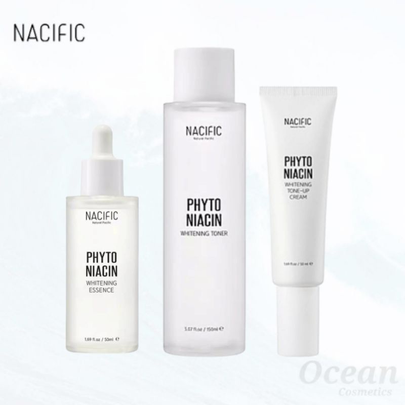 Nacific Natural Pacific Phyto Niacin Whitening (3Item Set) | Shopee ...