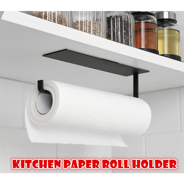《SG Stock》Kitchen Tissue paper roll holder toilet paper roll hanger ...