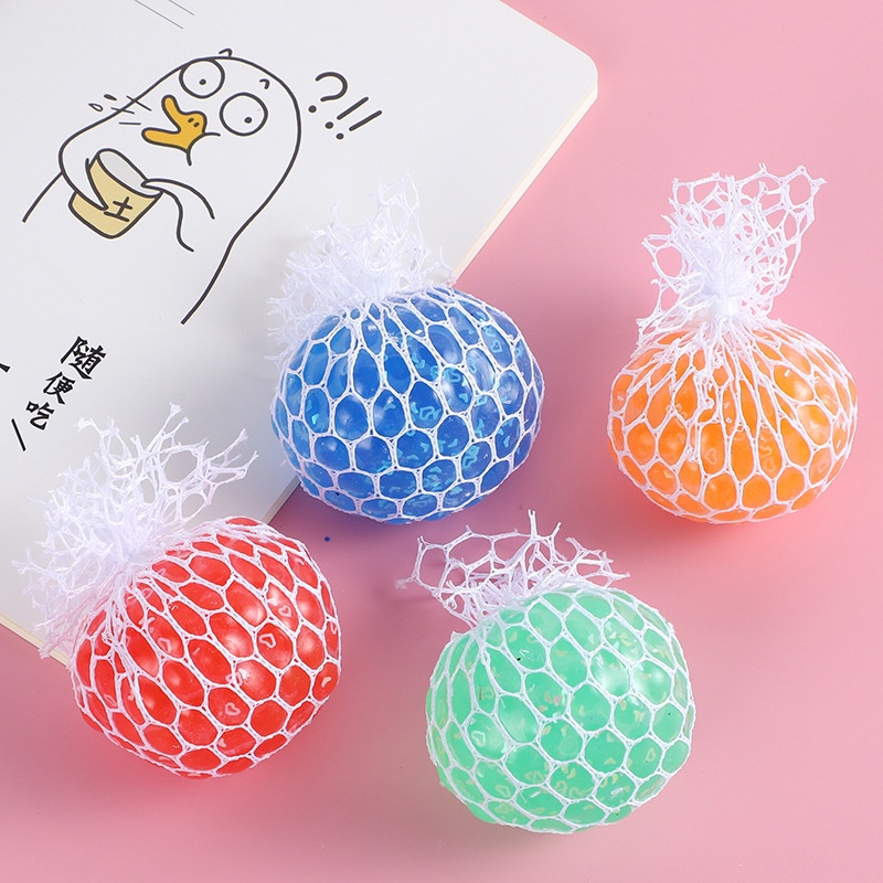 Mesh Squish Ball / Squeeze Ball Release Stress Funny Anti-Stress ...