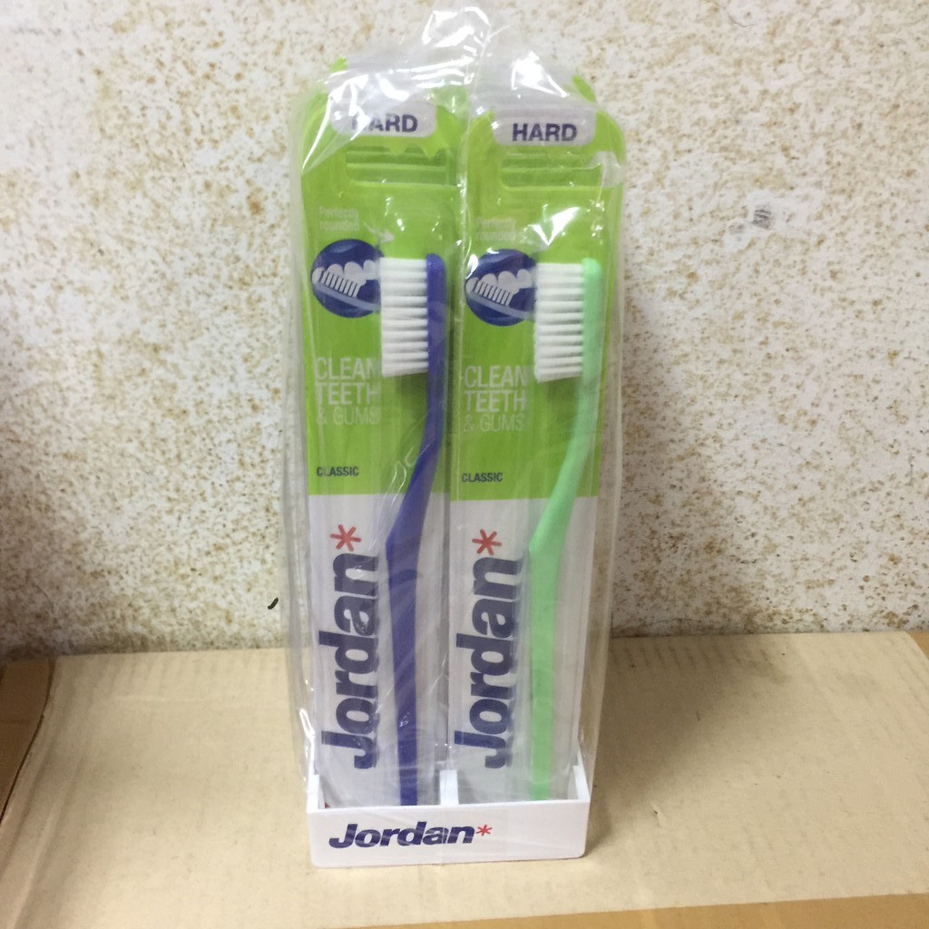 [Set of 12] Jordan Classic Hard Bristle Toothbrush | Shopee Singapore