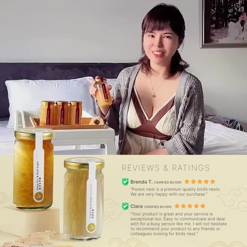 Purest Co Bird's Nest Signature Shots (42g x 4 Btl) | Shopee Singapore