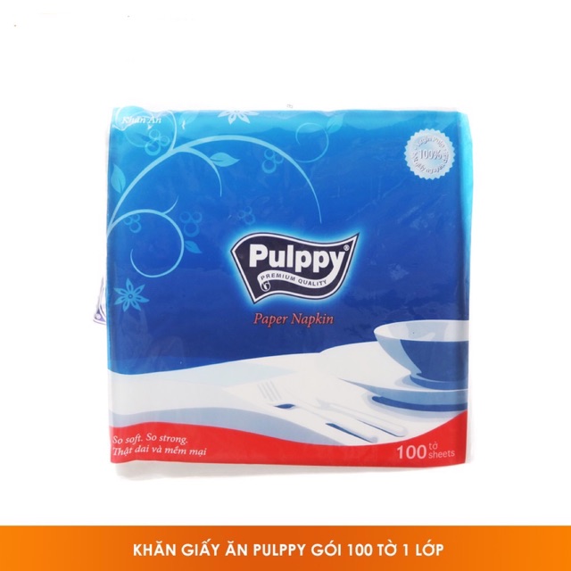 Pulppy square tissue paper 33x33cm (100 sheets) | Shopee Singapore