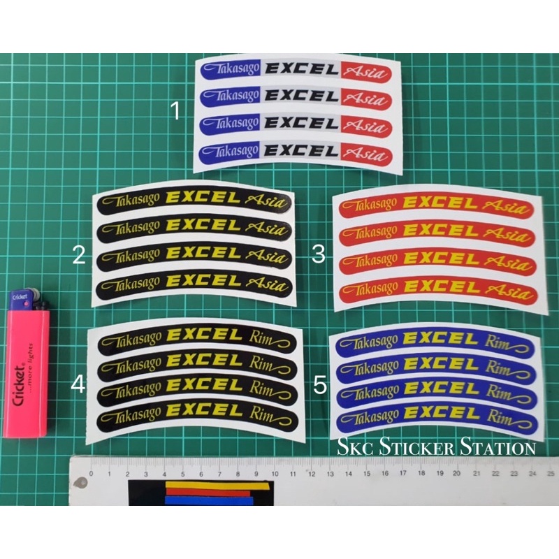 Motor’s Rim Sticker Printing & Laminated (Takasago Excel Asia /Takasago ...