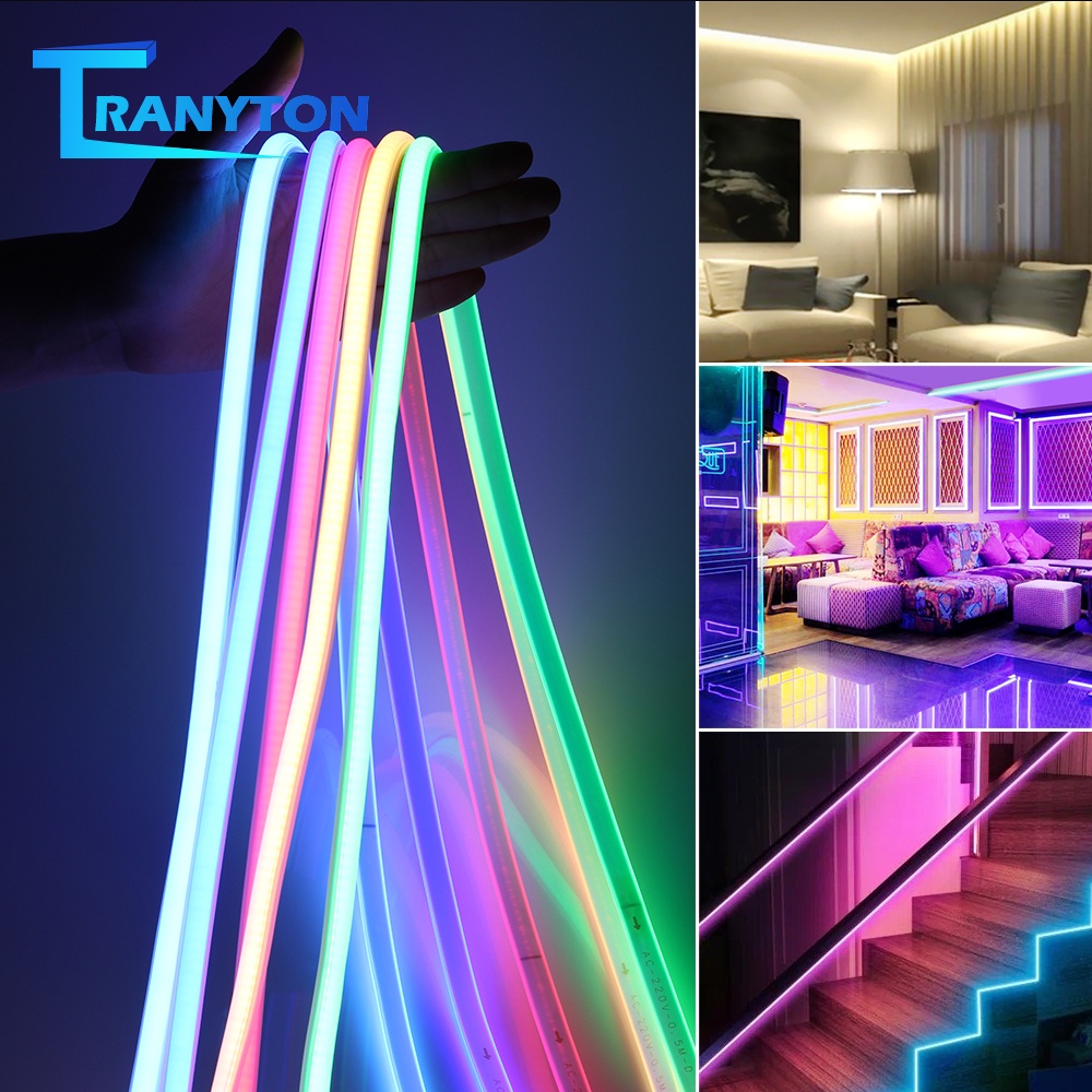 240V COB LED Strip Neon Lights 1-5M 288LEDs/m Super Bright No Glare ...