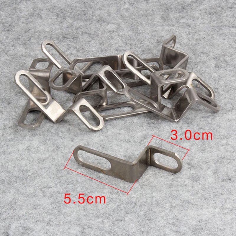 White Iron Stainless Steel L-Shaped Bracket Suitable for Exhaust Pipe ...