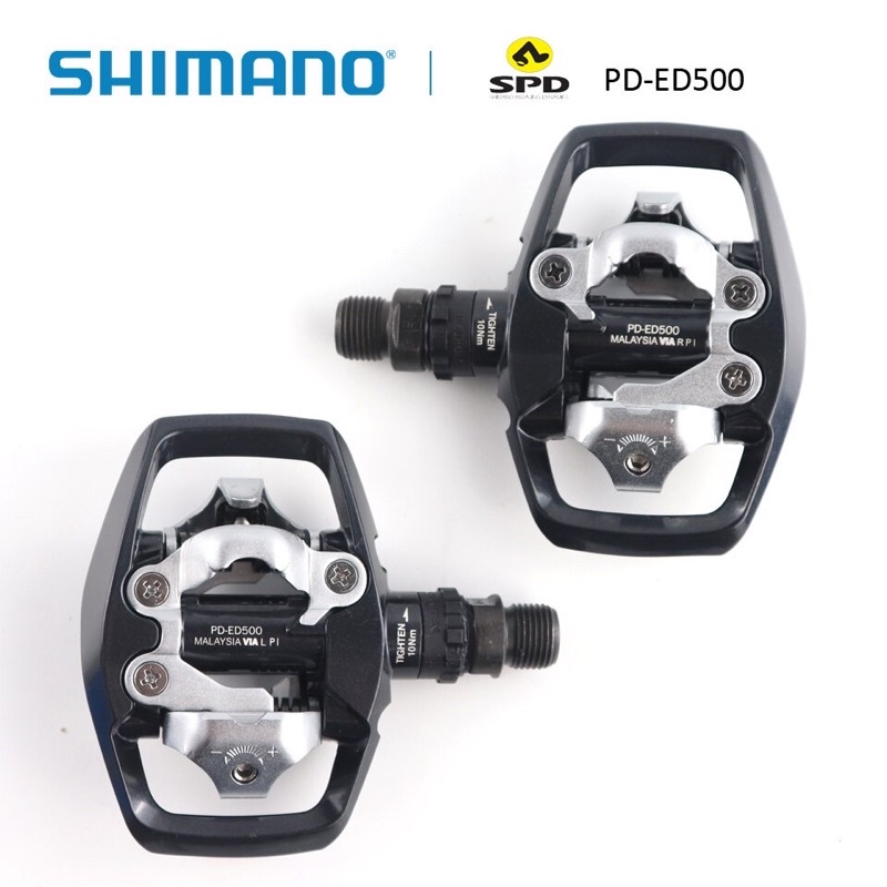 SHIMANO Pedals PD-ED500 MTB Touring Pedal Gravel bike clipless self ...