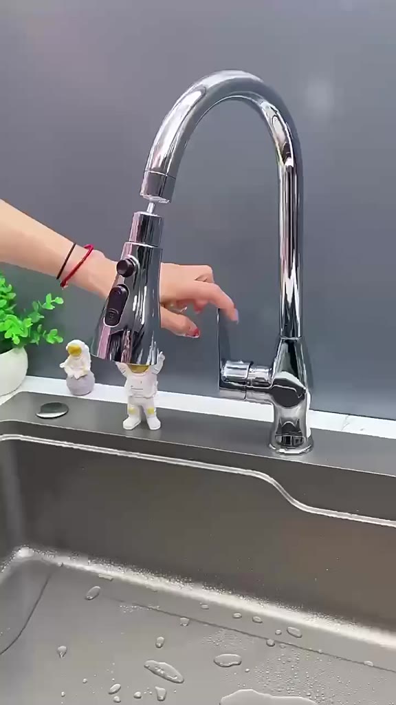 3 Modes Flexible Shower Head Kitchen Tap 360° Rotatable Kitchen Flush ...