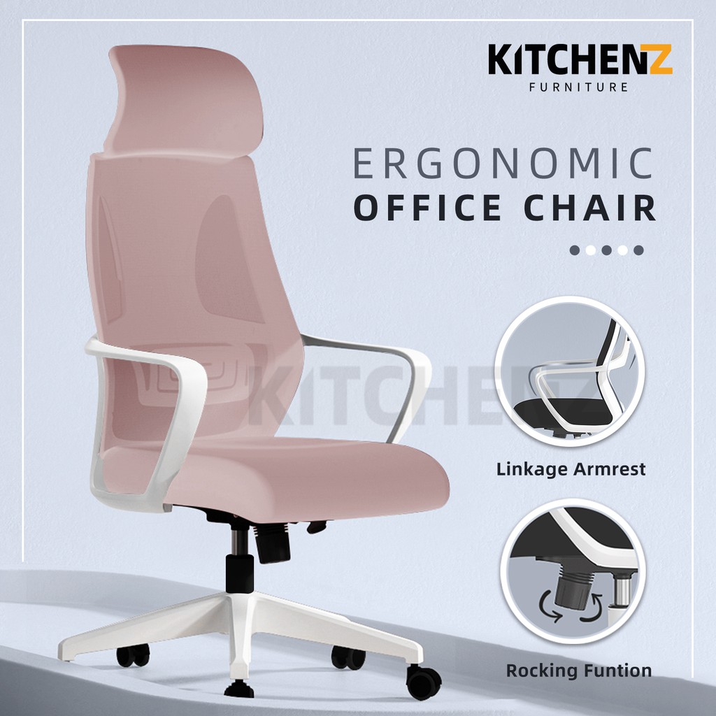 Homez High Back Mesh Office Chair with Ergonomic Design - HMZ-OC-HB ...