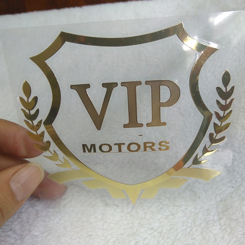 Car body Styling VIP Universal Wheat ears Emblem Sticker Car Side Door ...