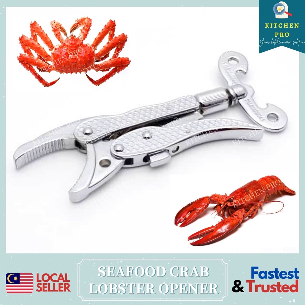 KITCHEN PRO | Stainless Steel Seafood Crab Lobster Opener Tool / Crab ...