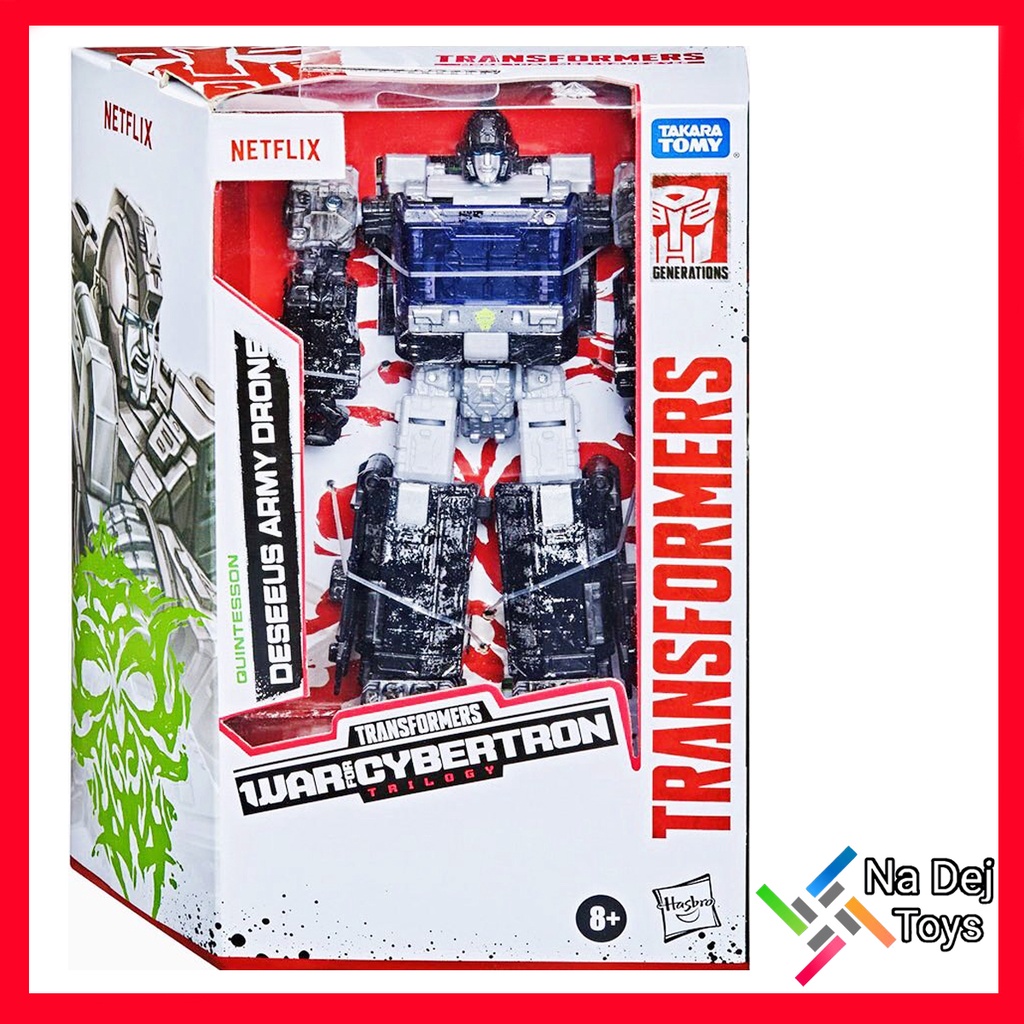 Transformers WFC Netflix Deeseus Army Drone Deluxe Class | Shopee Singapore