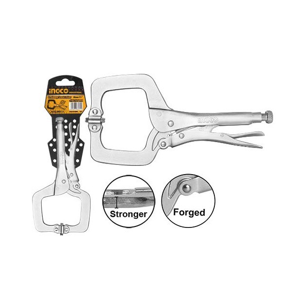 Ingco C-Clamp Lock Plier Pro "11" Crocodile Clamp Welding Pliers ...
