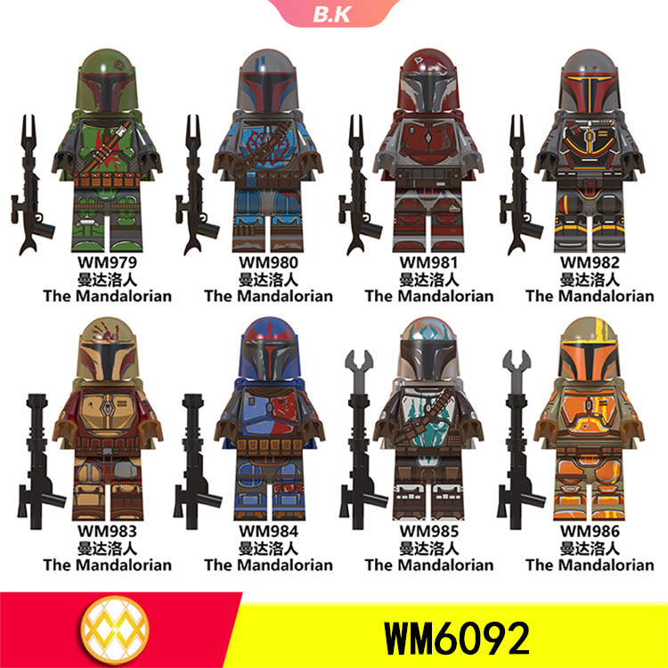 Lego Minifigures The Mandalorian WM BLOCKS WM6092 Building Blocks Toys ...