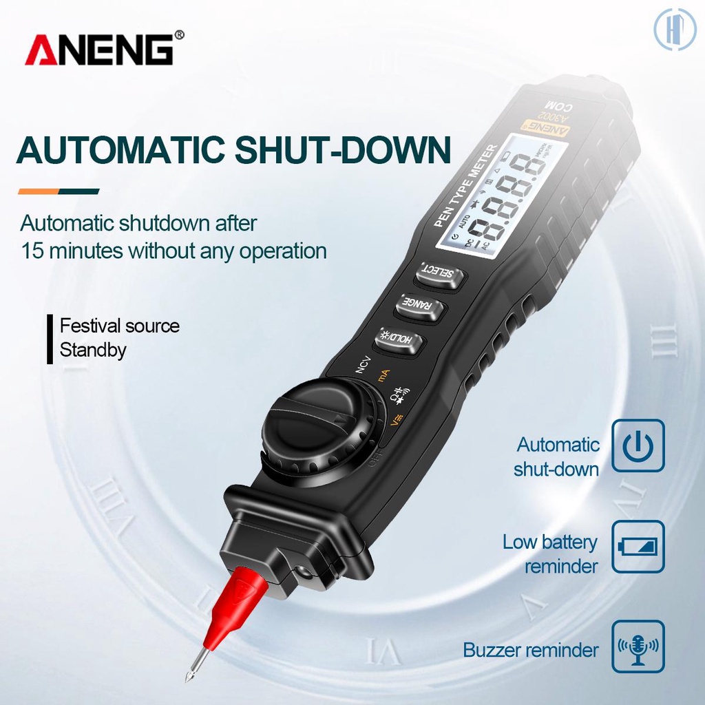 ANENG A3002 Pen Multimeter 4000 Counts Digital Multimeter Pen Non ...