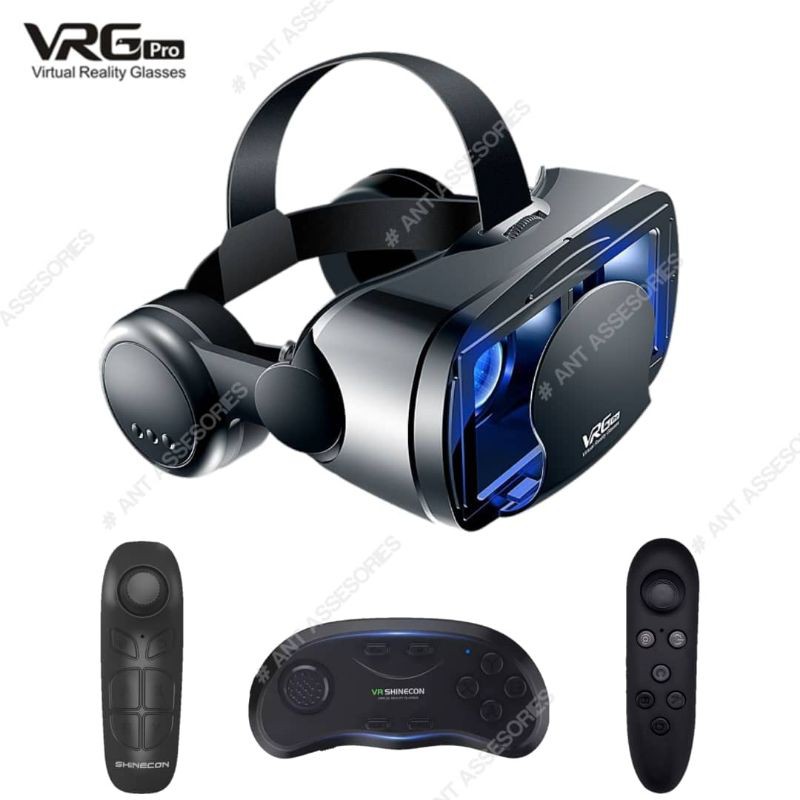 VRG PRO 3D VR with Headset | Shopee Singapore