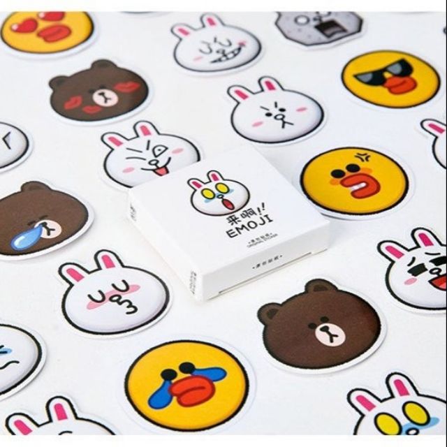Line friends BROWN CONY SALLY sticker pack | Shopee Singapore